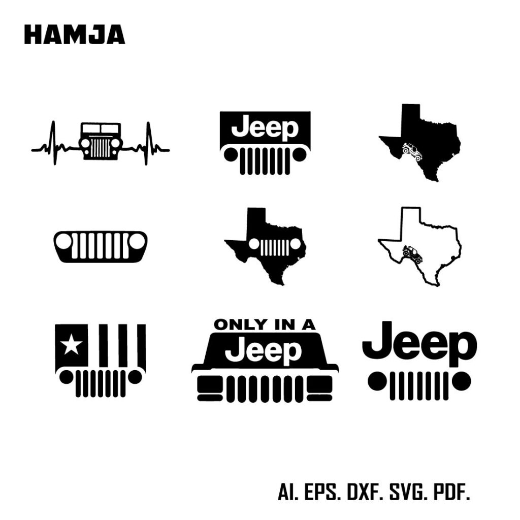 Jeep Logo Bundle Svg, Jeep Svg, Jeep Png, Jeep Vector, Jeep Cricut Svg ...