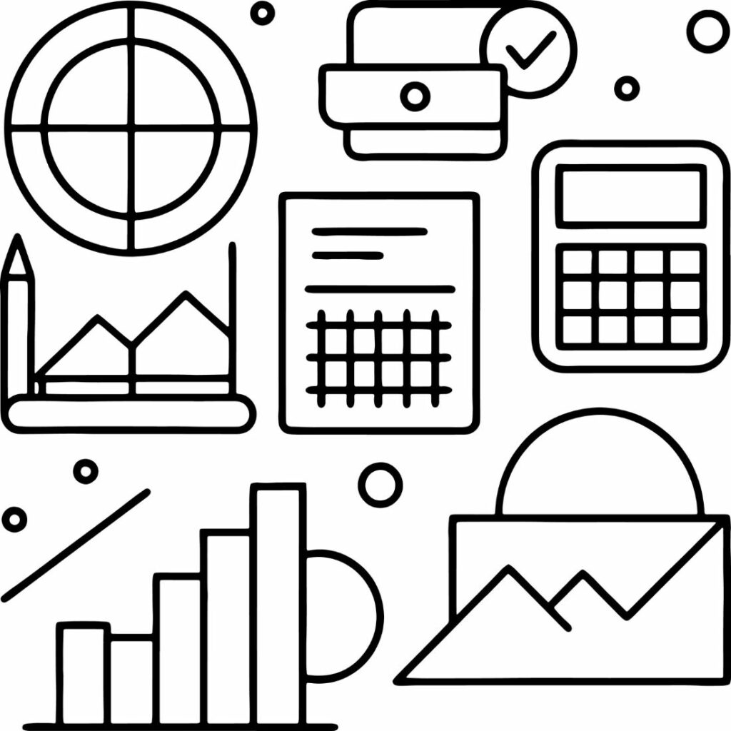Business Line Art Icon total 10 Set Icon Vector Bundle - MasterBundles