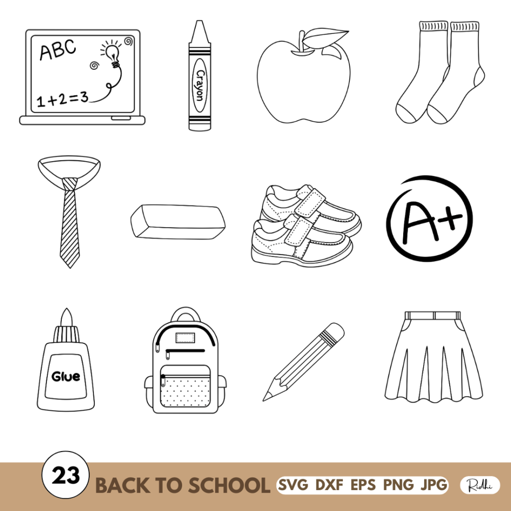 Back to School SVG Bundle - MasterBundles