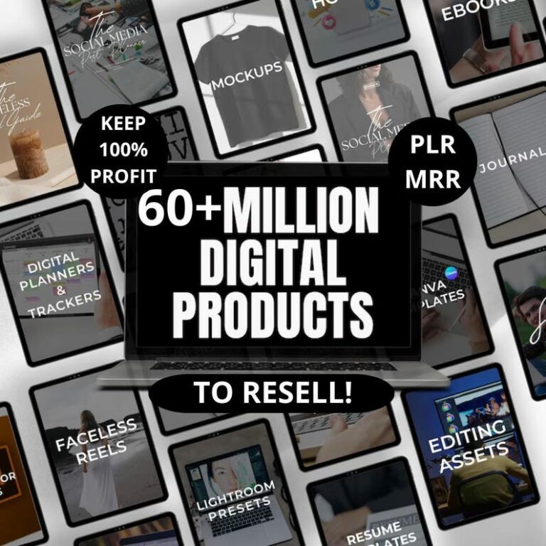 Over 60 Million Digital Products for Resale – The Ultimate Passive ...