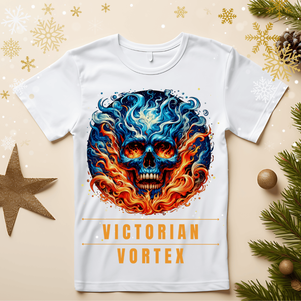 Victorian Vortex T-shirts design - MasterBundles