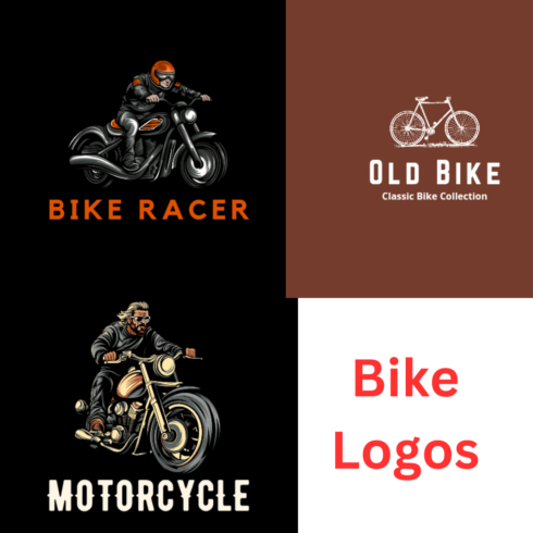 Bike logos and t.shirt designs - MasterBundles