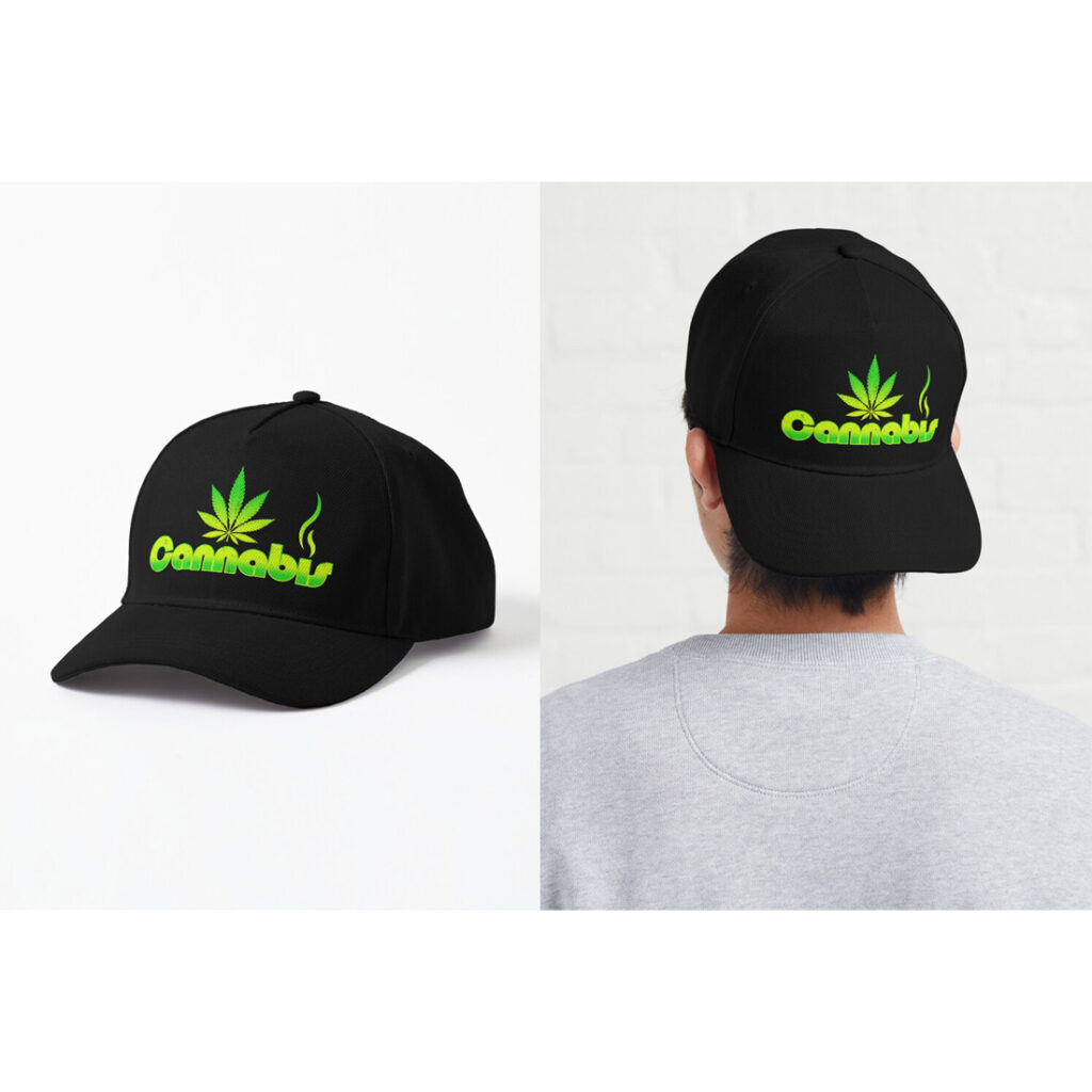 Cannabis Leaf Smoke Green - MasterBundles