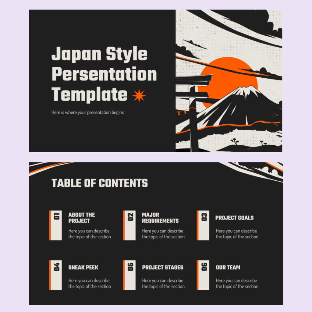 Japan Style Persentation Template - MasterBundles