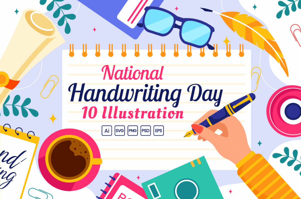 10 National Handwriting Day Illustration - MasterBundles