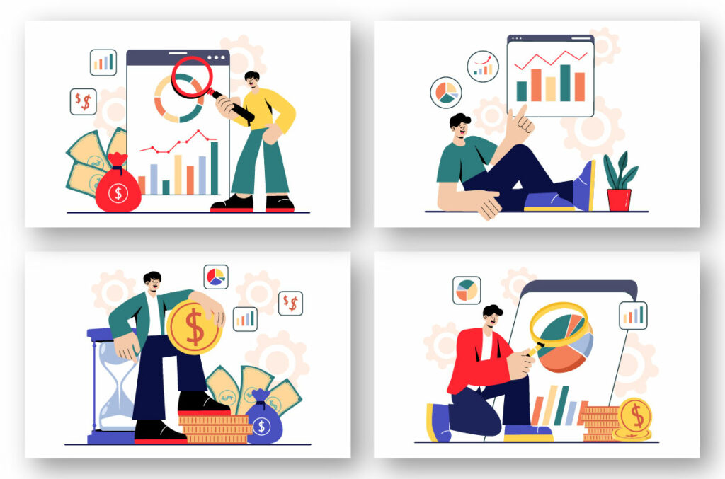 9 Business Investor Vector Illustration - MasterBundles