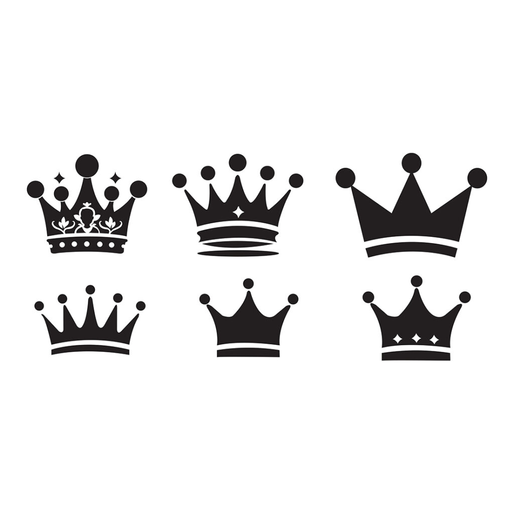 Elevate your design projects with our Crown Vector - MasterBundles