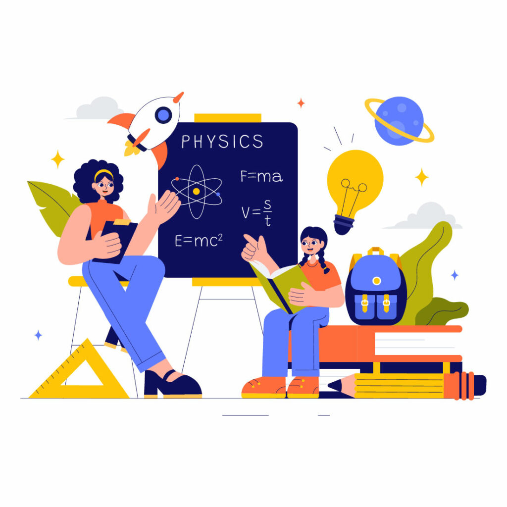 9 Physics Education Illustration - MasterBundles