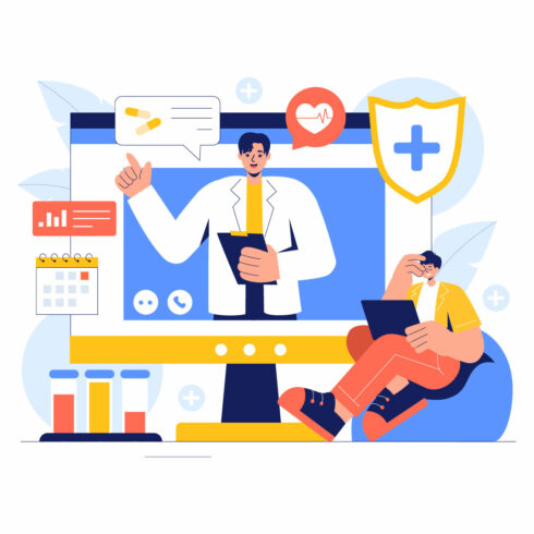 9 Remote Health Monitoring Illustration - MasterBundles