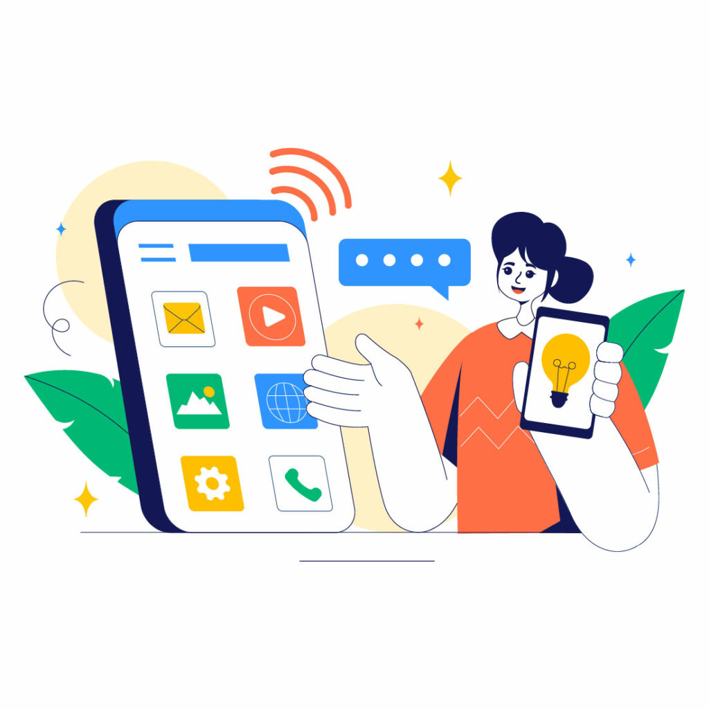 9 Connected Smart Devices Illustration - MasterBundles