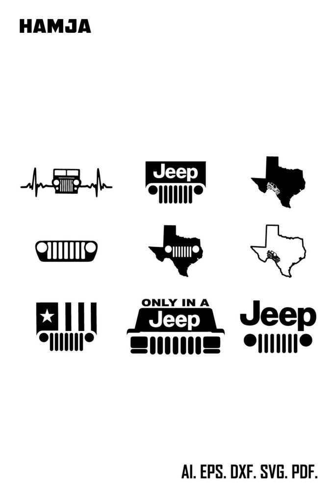 Jeep Logo Bundle Svg, Jeep Svg, Jeep Png, Jeep Vector, Jeep Cricut Svg ...