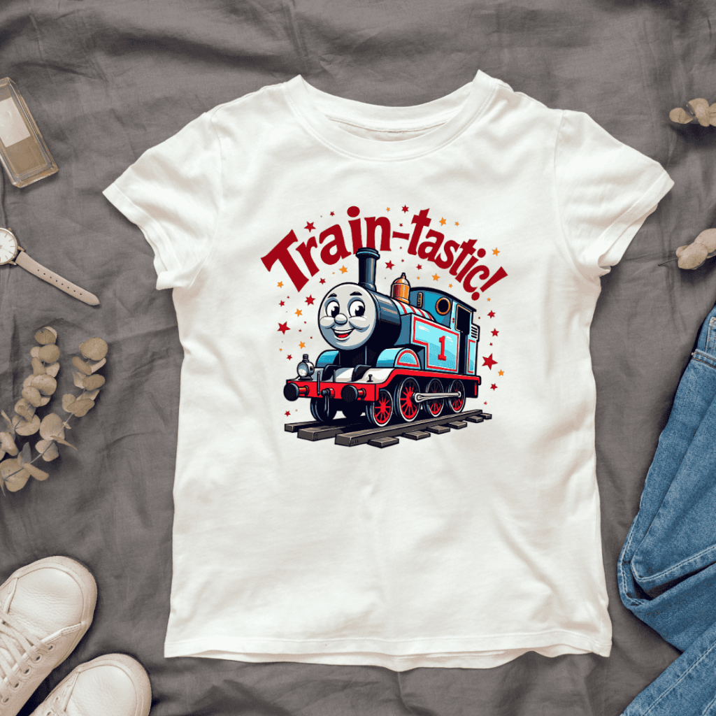 Happy Train T-Shirt Design Bundle - MasterBundles