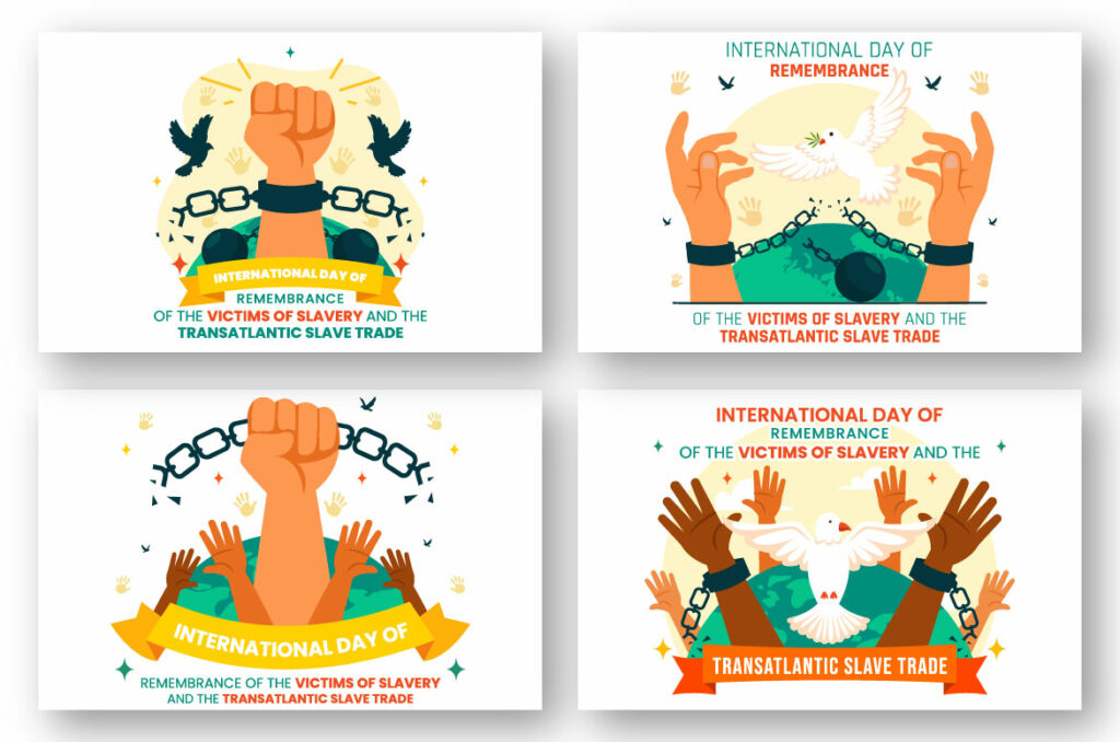 12 Remembrance of the Victims of Slavery and Slave Trade Illustration ...