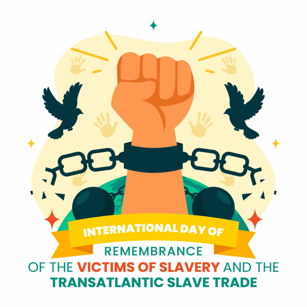 12 Remembrance of the Victims of Slavery and Slave Trade Illustration ...