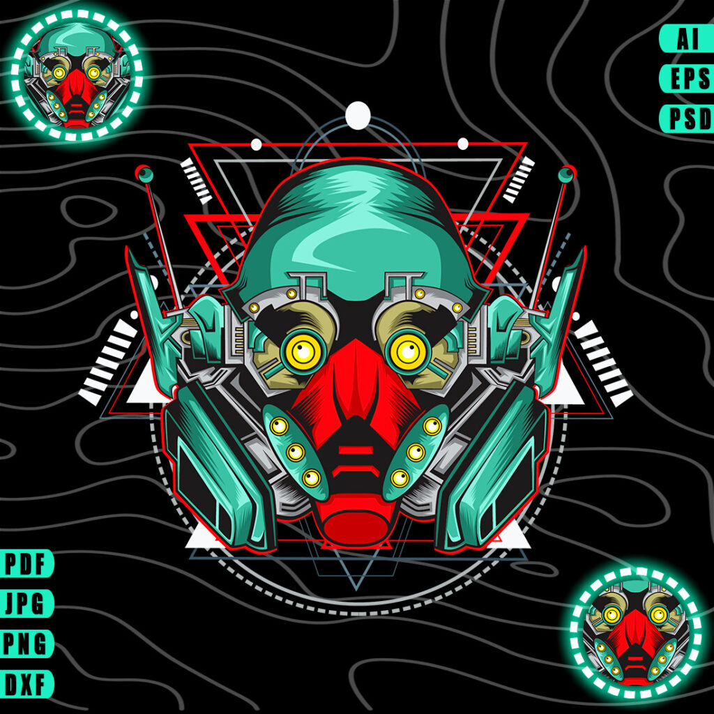 Green Robot Design - MasterBundles