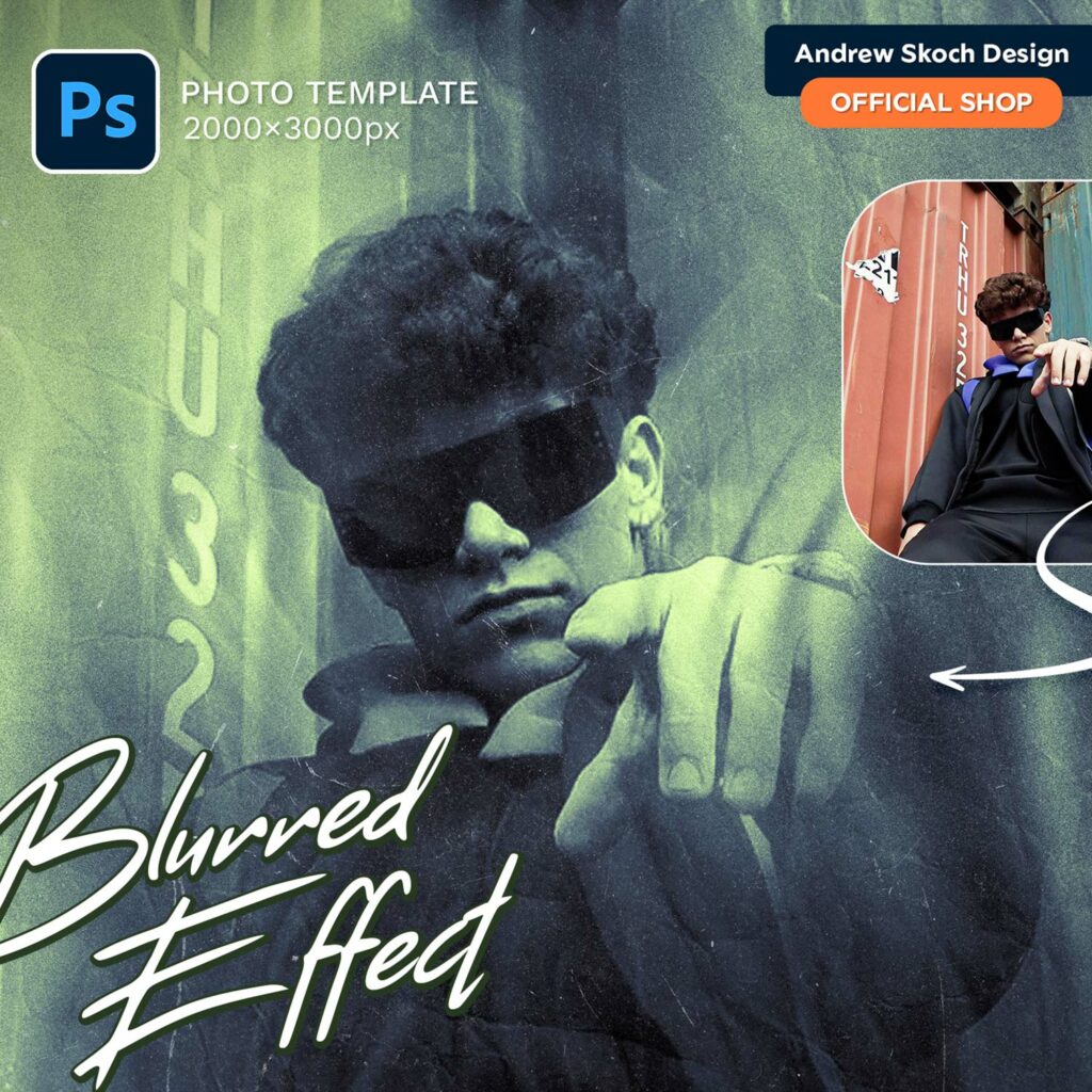 Grunge Blur Photo Effect - MasterBundles