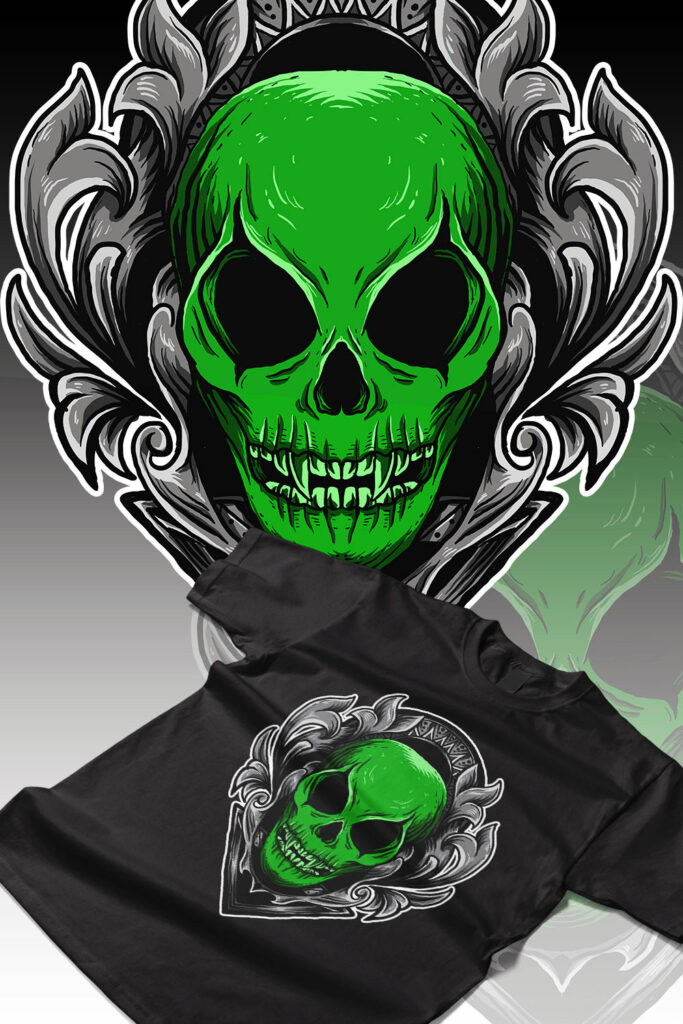 Scary Alien Design - MasterBundles