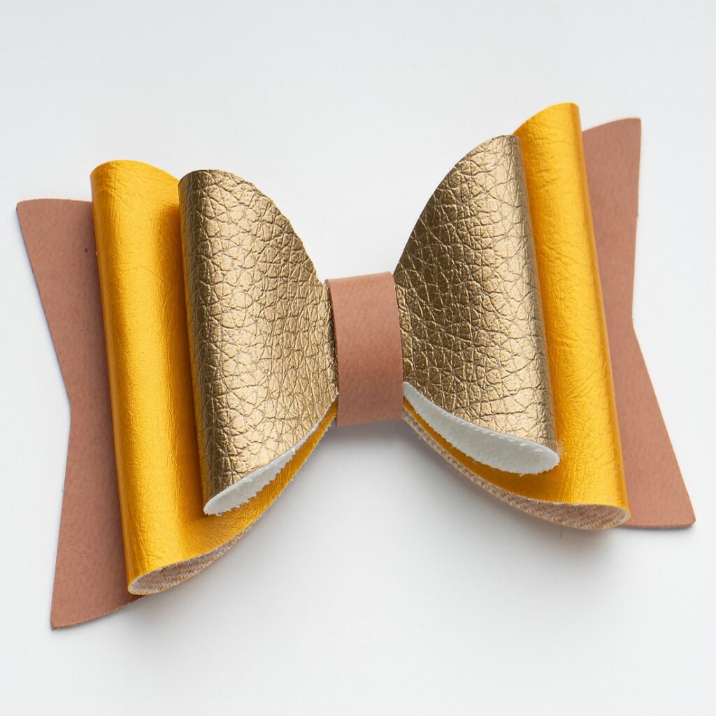 Hair Bow SVG Template, Classic Bow Pattern, Faux Leather Bow ...
