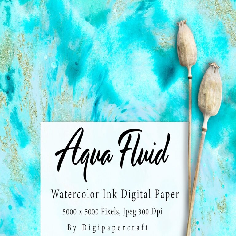 Marbling Paper, Aqua Ink Texture, Gold ink marble background ...