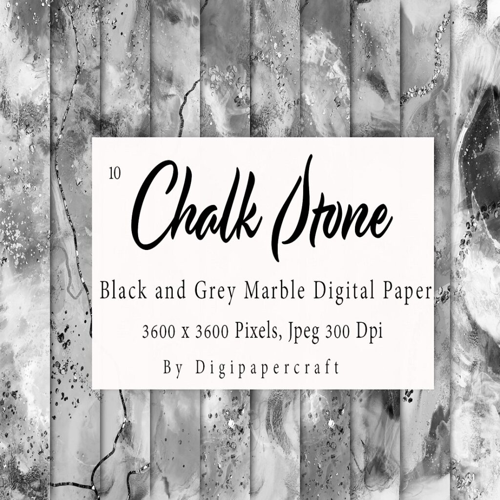 Grey Marble Digital Paper, Black and Gold marbling papers - MasterBundles
