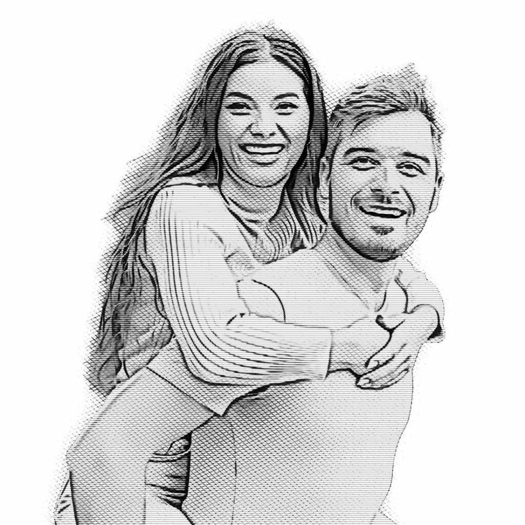 Cross Hatching Photoshop Action - MasterBundles
