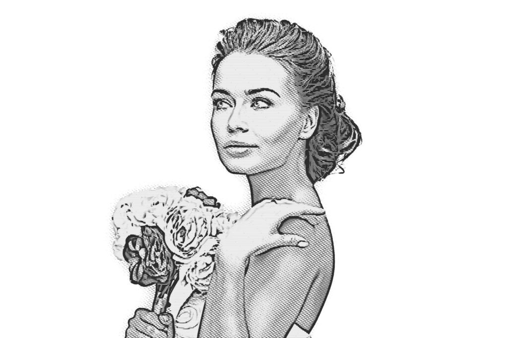 Cross Hatching Photoshop Action - MasterBundles