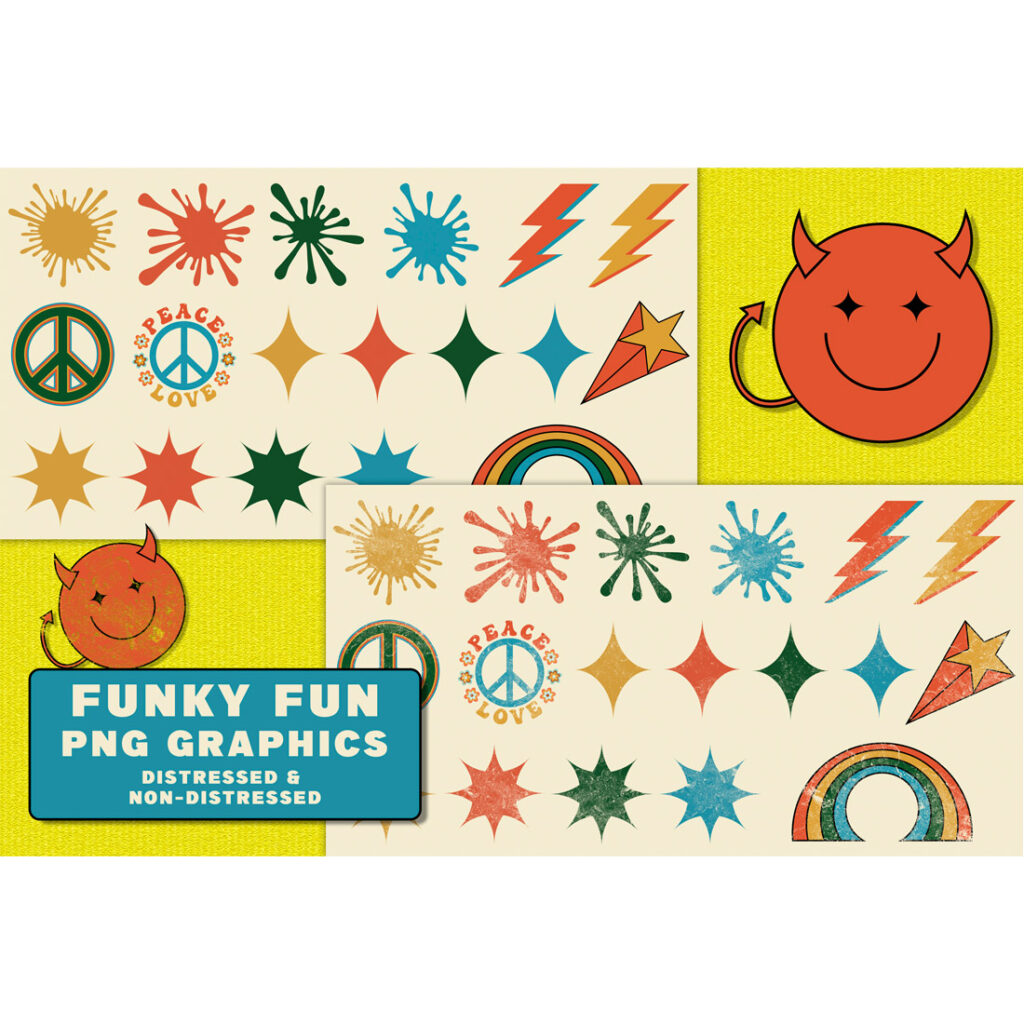 Funky Fun Png Graphics - MasterBundles