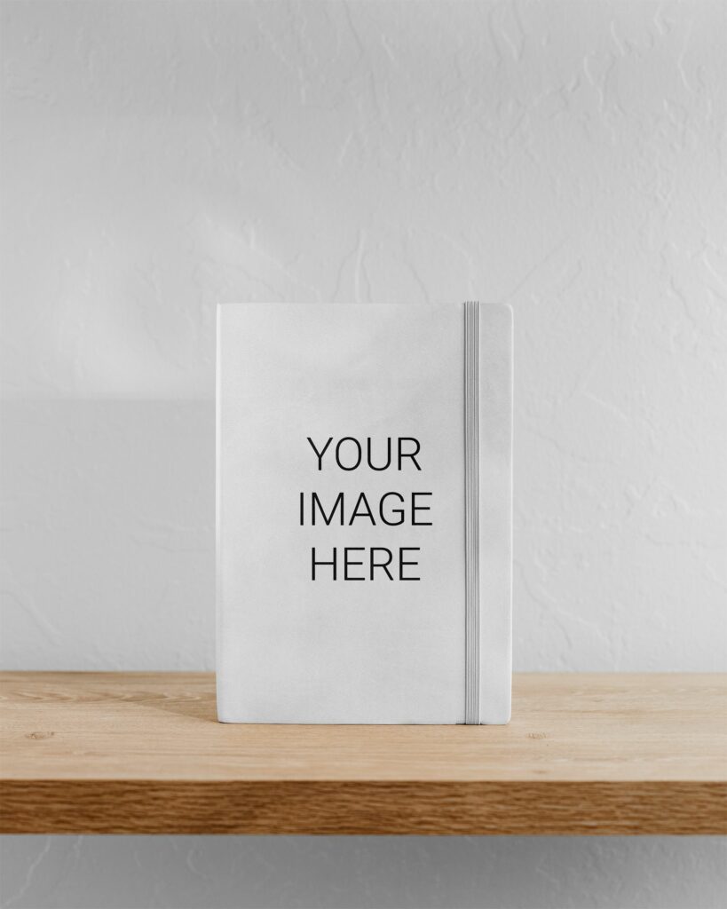 Elegant RGB Notebook Mockup - MasterBundles