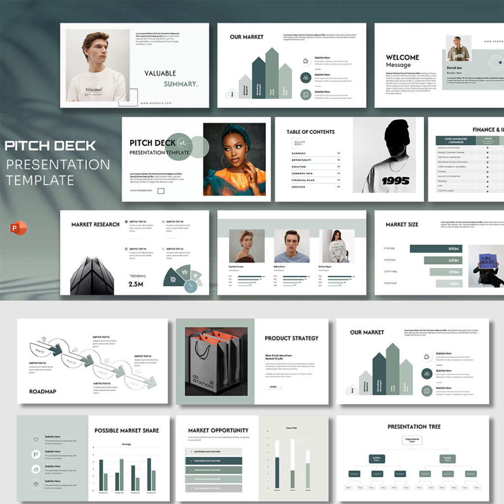 Best Pitch Deck Presentation Template - MasterBundles