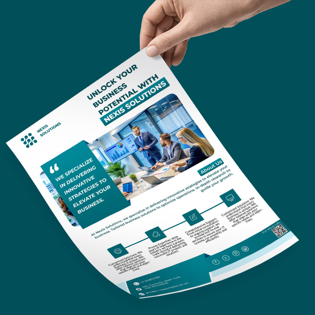 Modern and Dynamic Business Flyer - MasterBundles