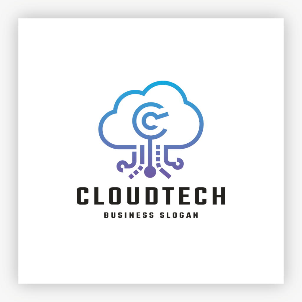 Data Cloud Tech Logo - MasterBundles