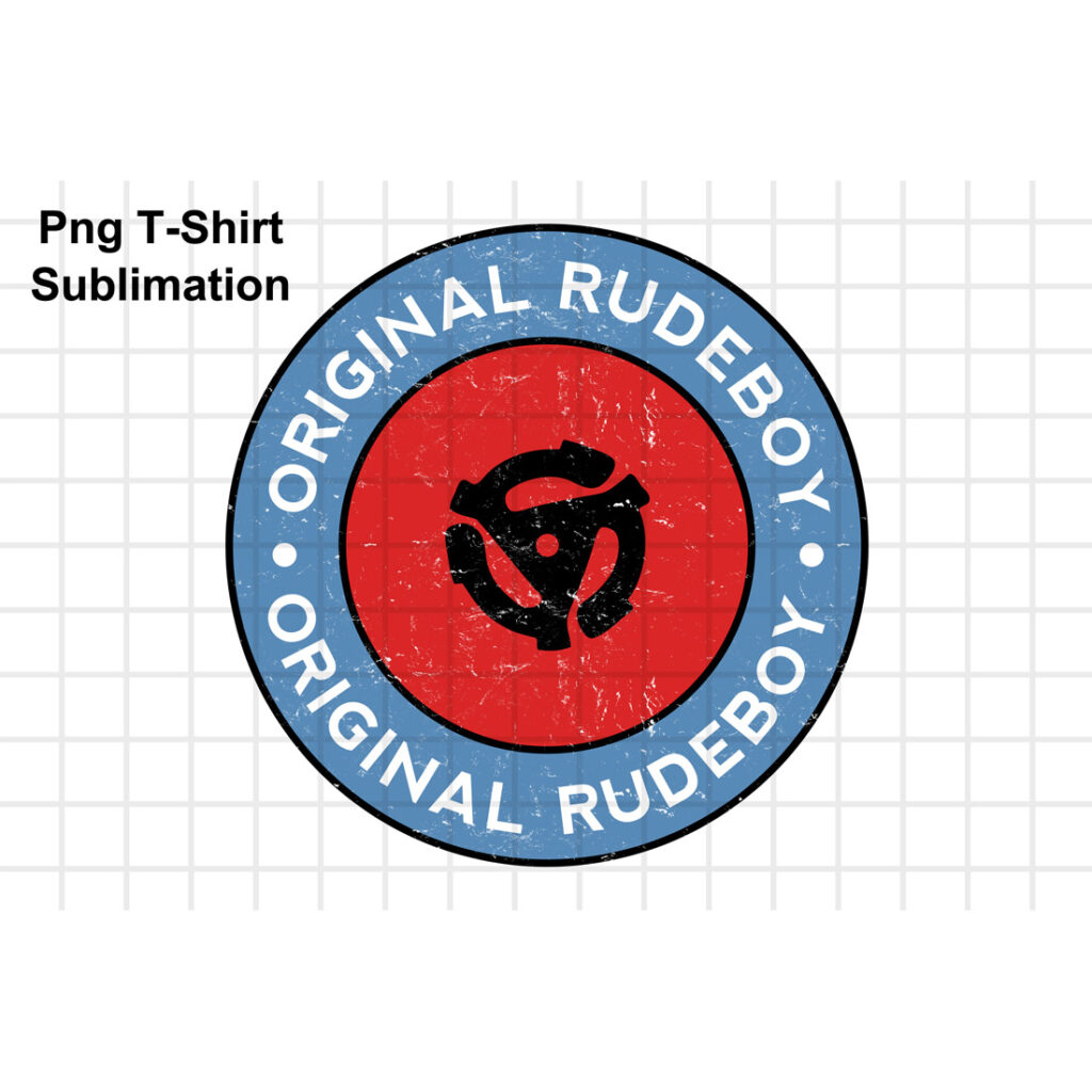 Red & Blue Original Rude Boy - MasterBundles