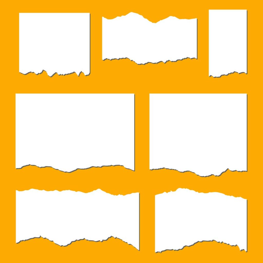 Torn Paper Edge Templates Collection - MasterBundles