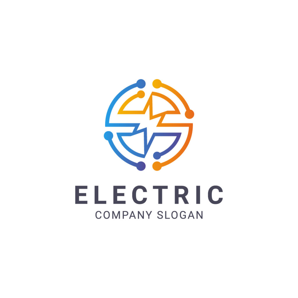 Electric volt thunder logo design. - MasterBundles