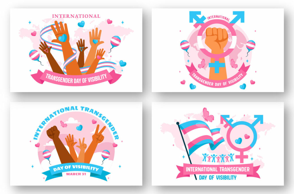 12 International Transgender Day of Visibility Illustration - MasterBundles