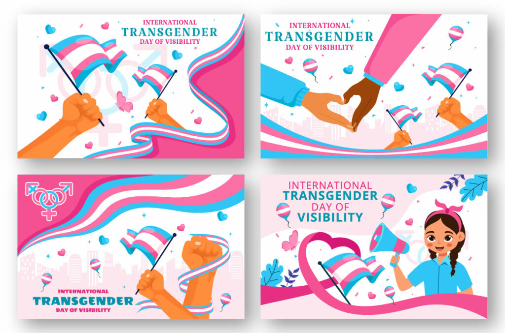 12 International Transgender Day of Visibility Illustration - MasterBundles