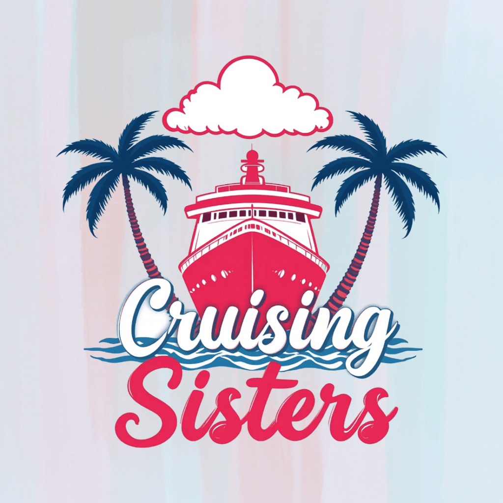 "Cruising Sisters" text with nautical theme T-Shirt Design - MasterBundles