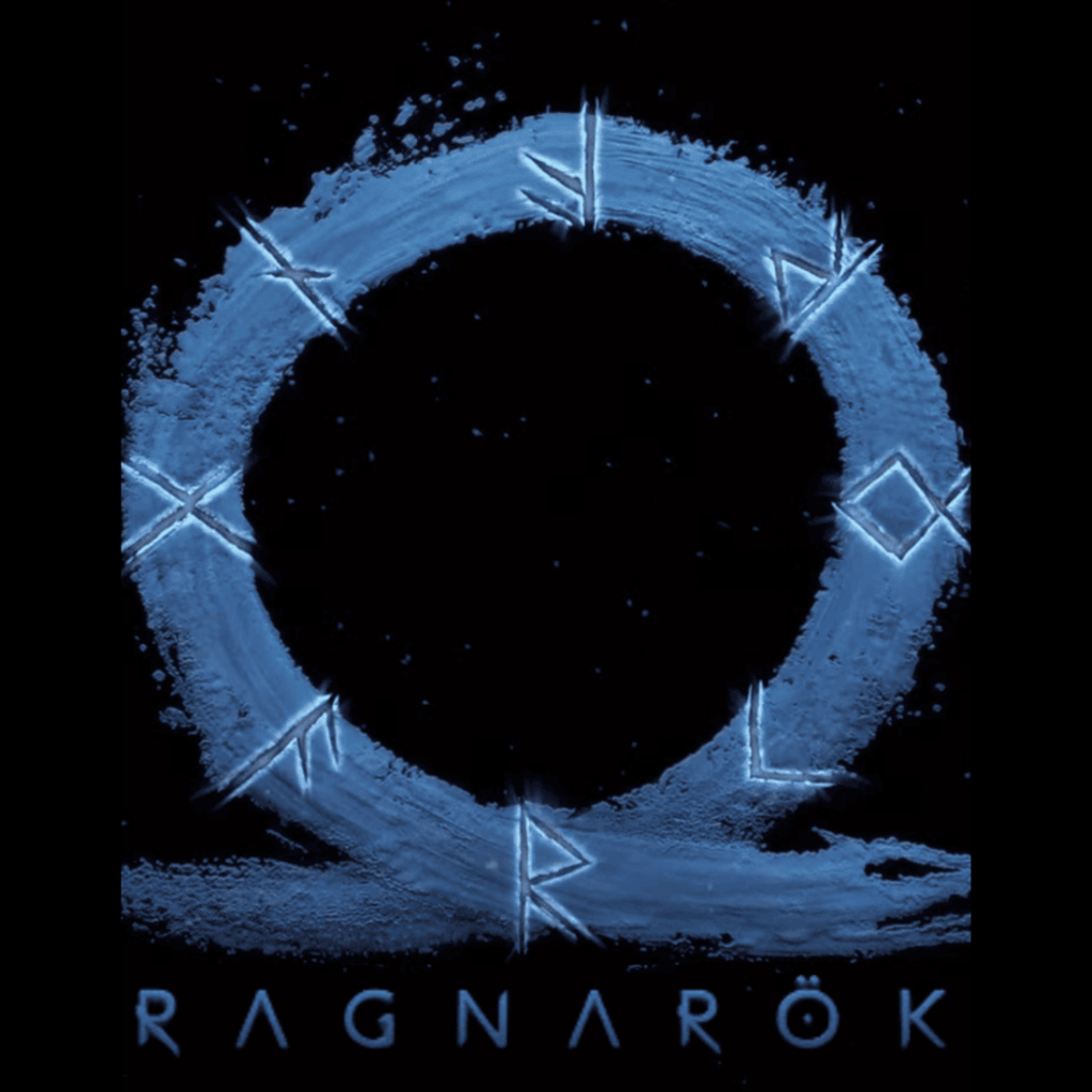 God of War Norse Rune Portal T-Shirt Designs – Blue & Red Logos