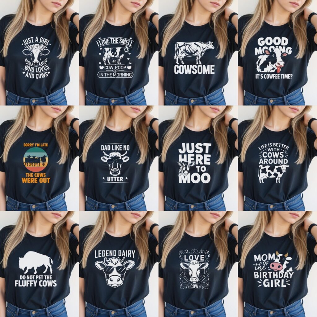 48 Cow graphic design for cow lovers - MasterBundles