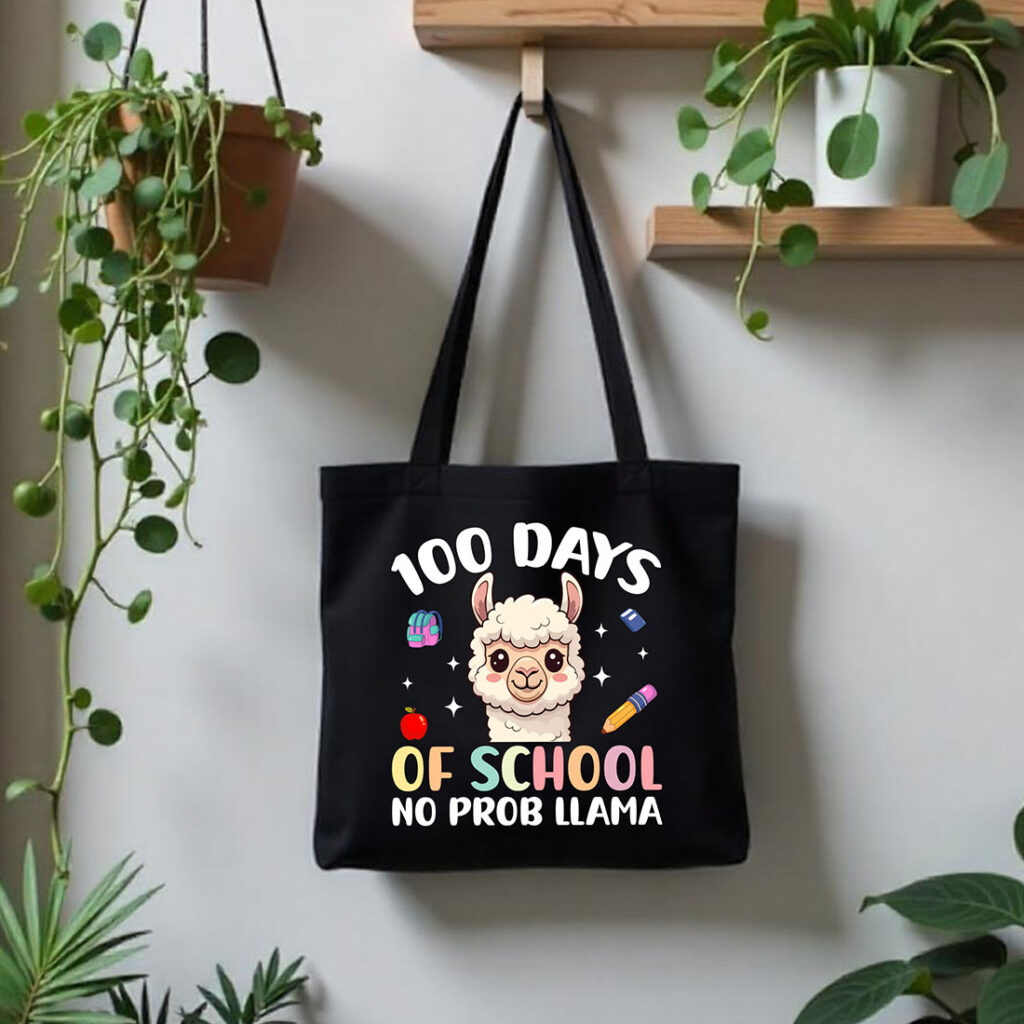 100 days of school no prob llama for lama lovers - MasterBundles