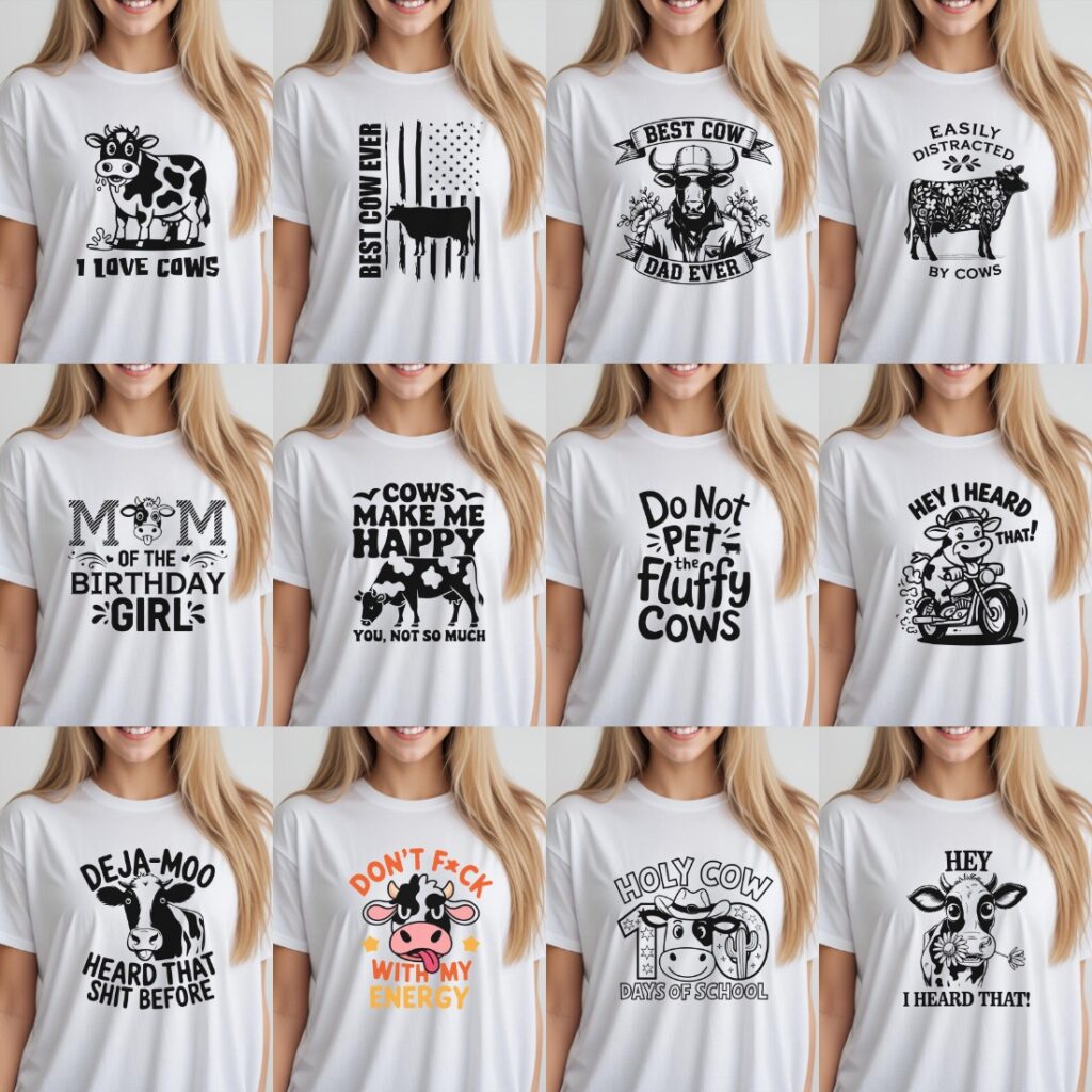 48 Cow graphic design for cow lovers - MasterBundles