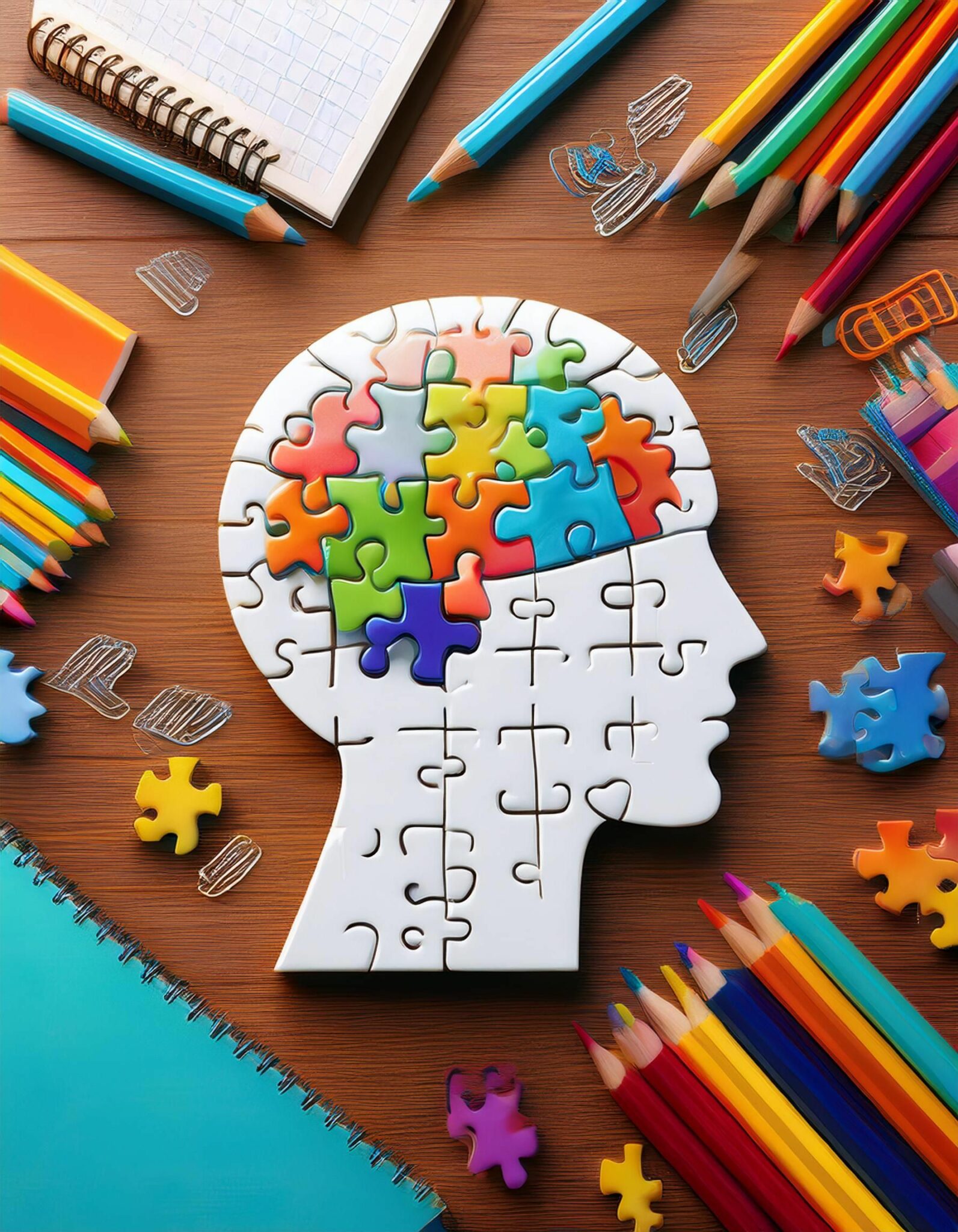 Creative Brain Puzzle – Symbol of Intelligence & Education - MasterBundles