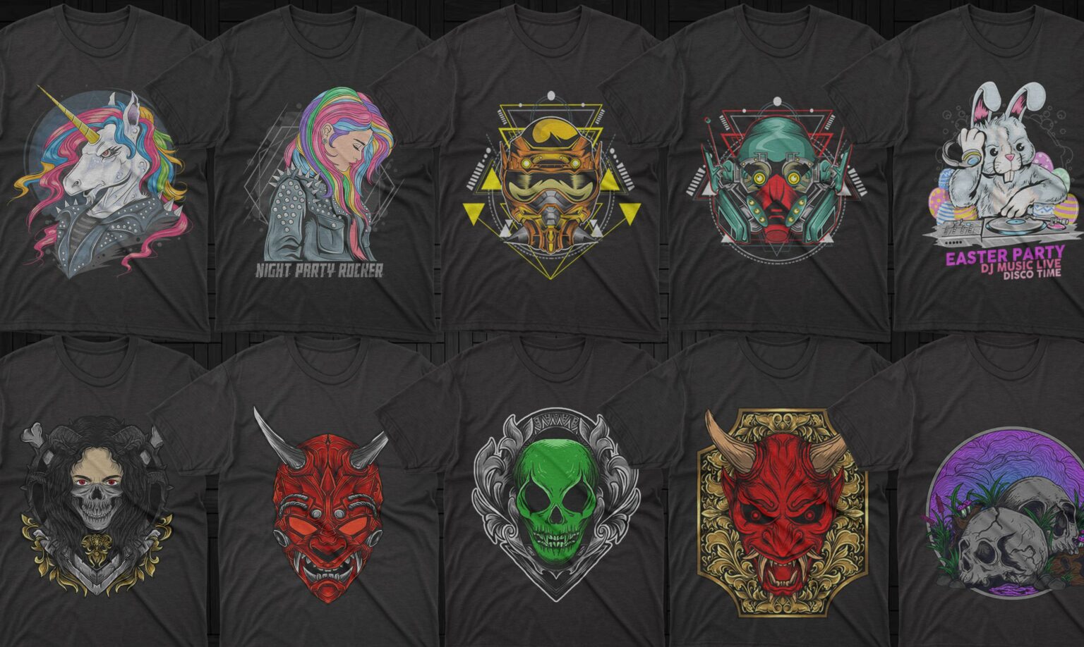 50 T-shirt Design Bundle - MasterBundles
