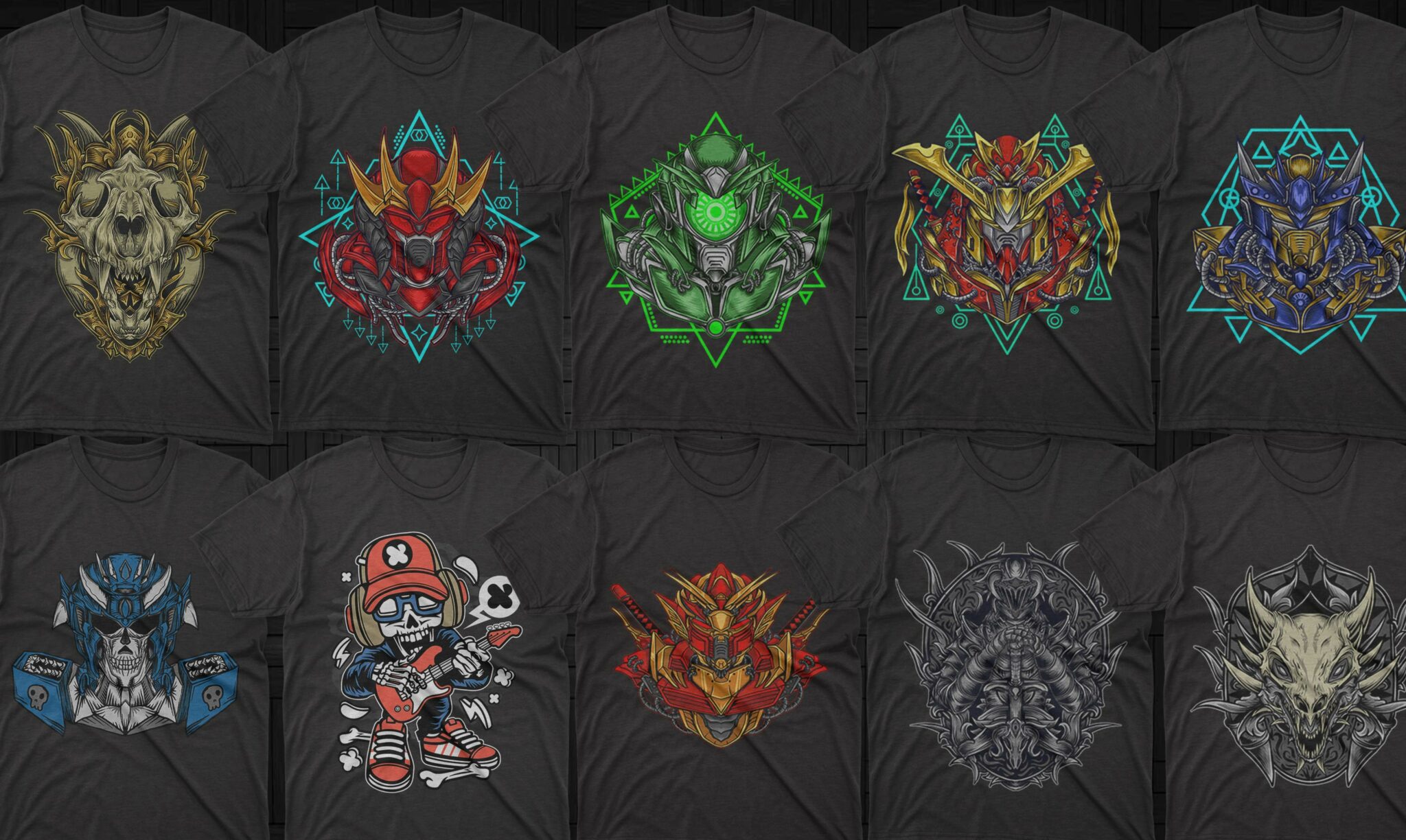 50 T-shirt Design Bundle - MasterBundles