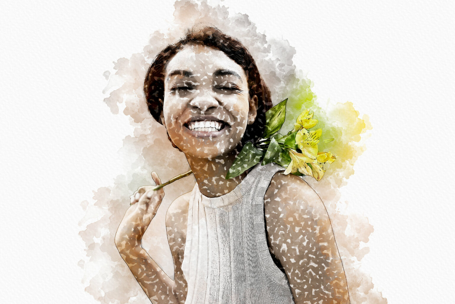 Abstract Art Effect Photoshop Action - MasterBundles