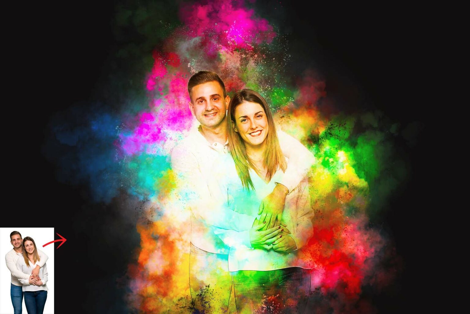 Color full Fog Photoshop Action – MasterBundles