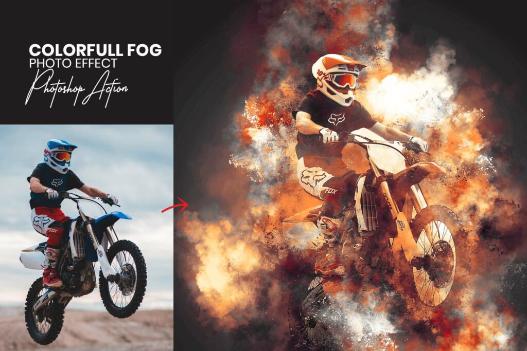Color full Fog Photoshop Action – MasterBundles