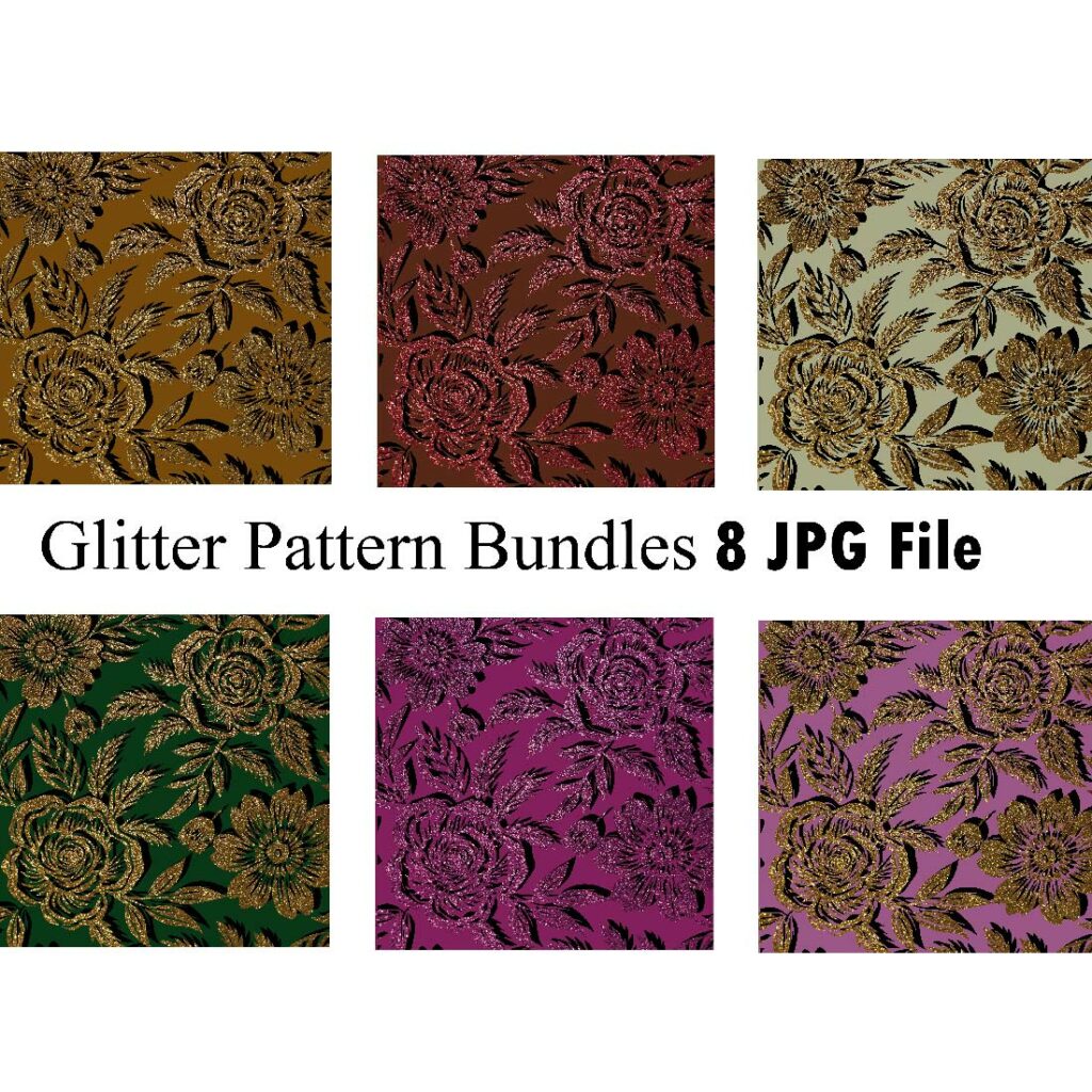 8 Glitter Pattern Background Bundles ,Vector image,Glitter wallpaper ...