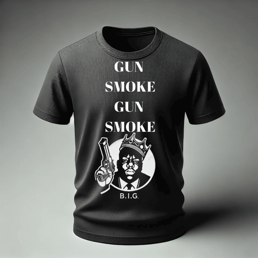 Gun Smoke B.I.G. Tribute T-Shirt - MasterBundles
