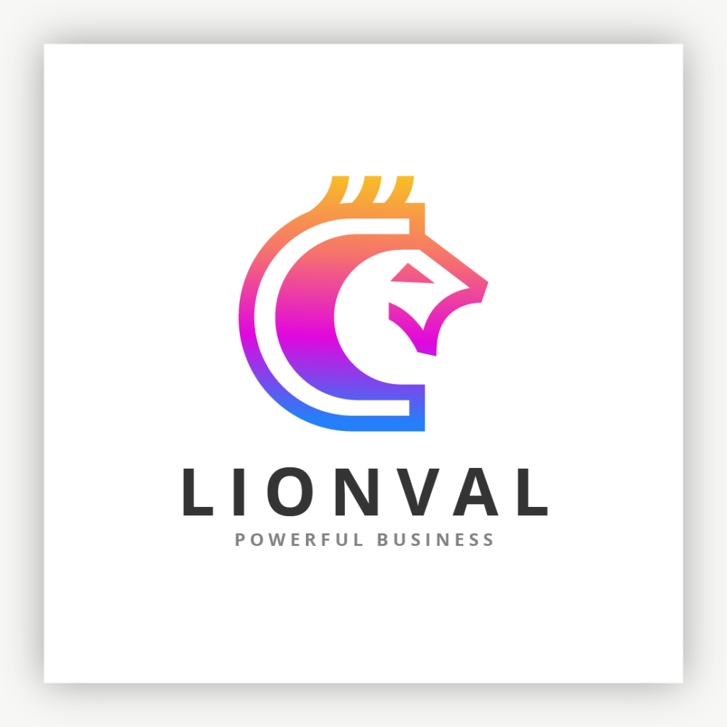 King Valiant Lion Logo - MasterBundles